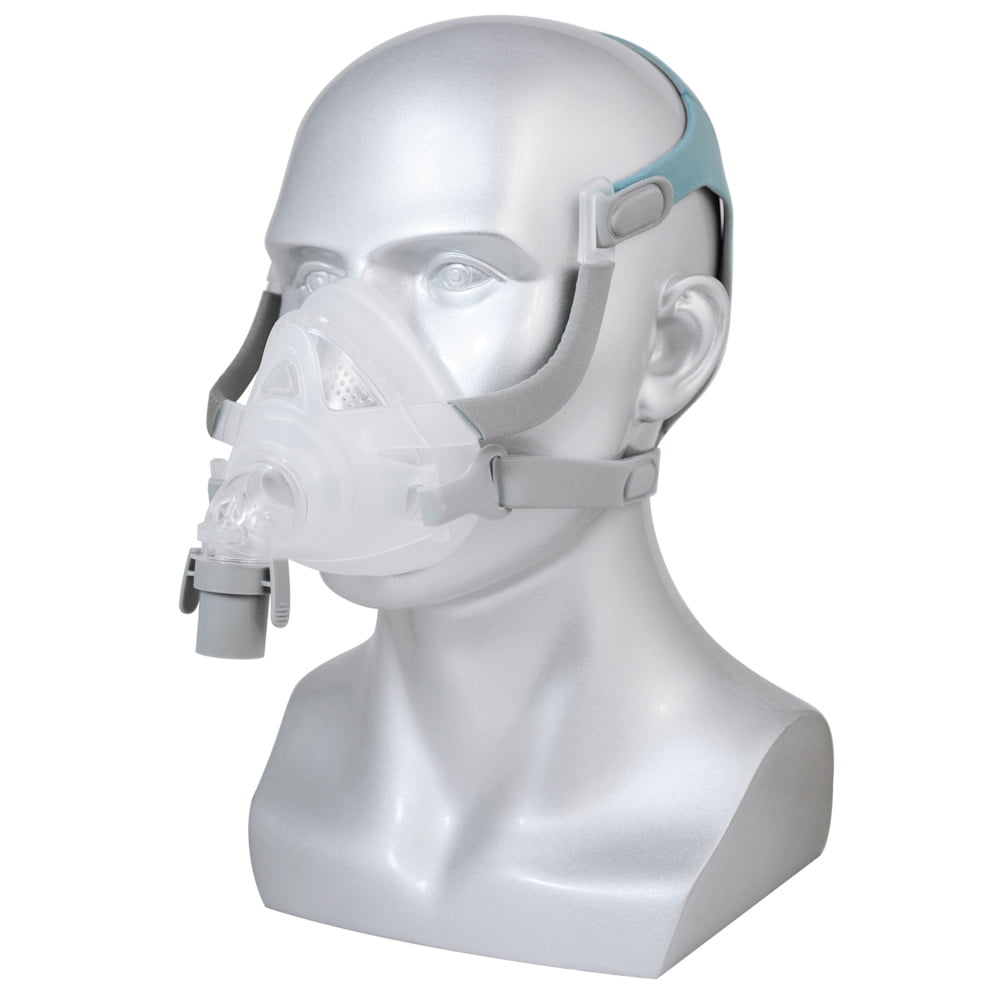 Full Face Mask with Free Adjustable Soft Headgear for Sleep, Forehead ...