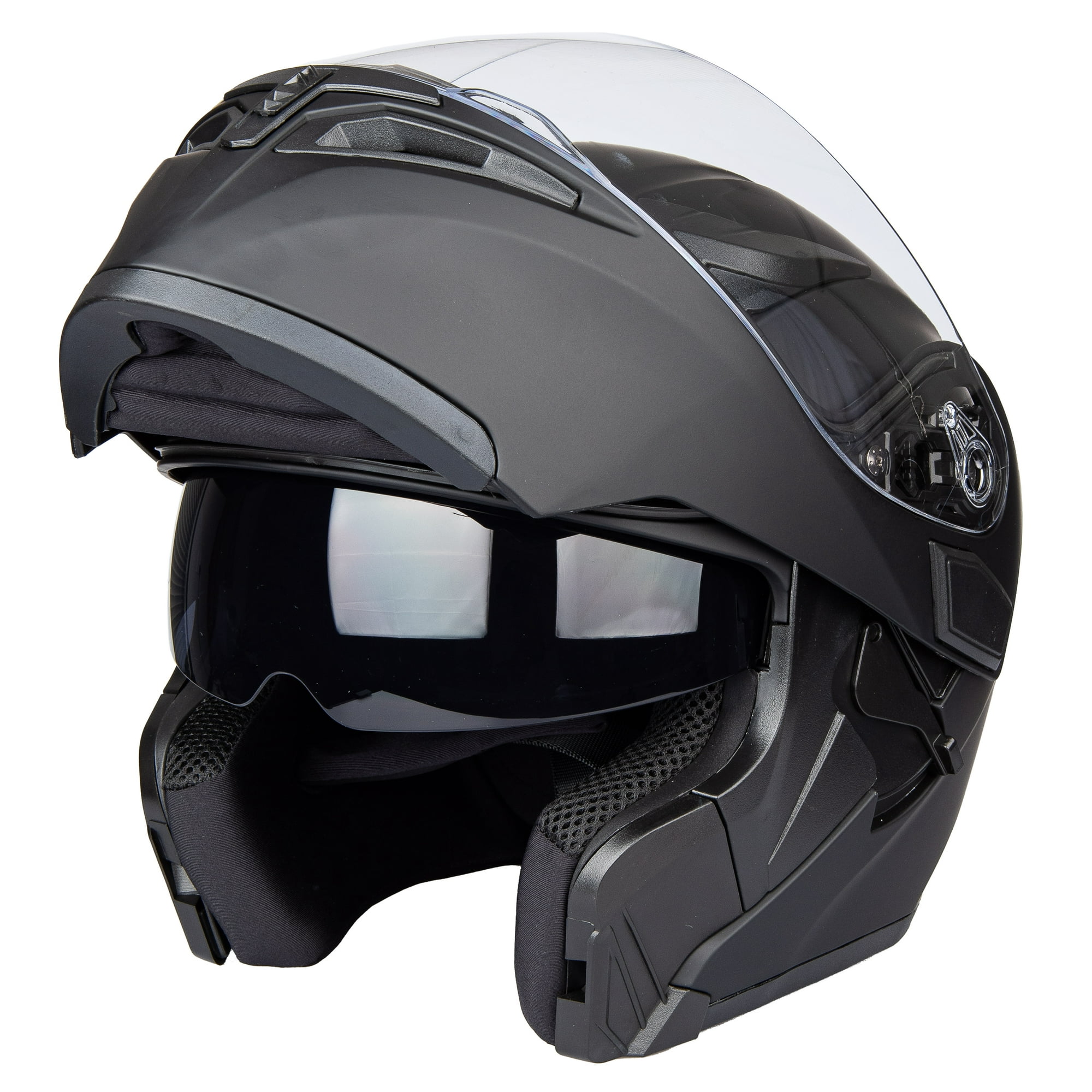 SENA Outrush R Modular Motorcycle Helmet Black XL - Walmart.com