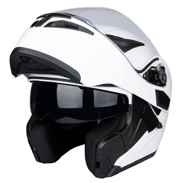 Walmart Full Face Motorcycle Helmet with Dual Visor, Sun Shield, Flip ...