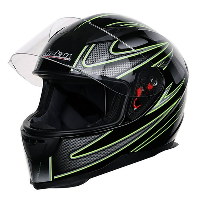 Full Face Motorcycle Street Bike Helmet with Removable Winter Neck ...