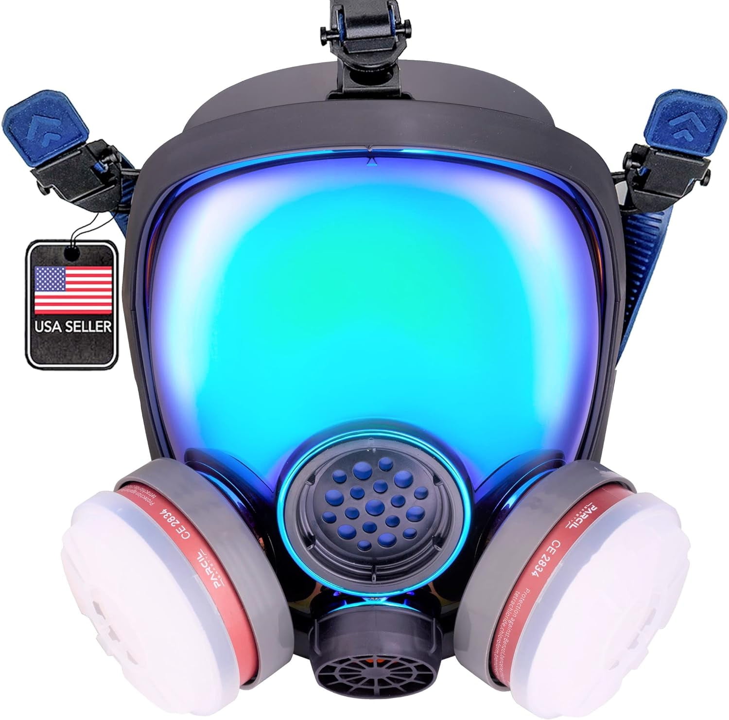 Full Face Organic Vapor, Chemical, & Particulate Respirator - 1 Year ...