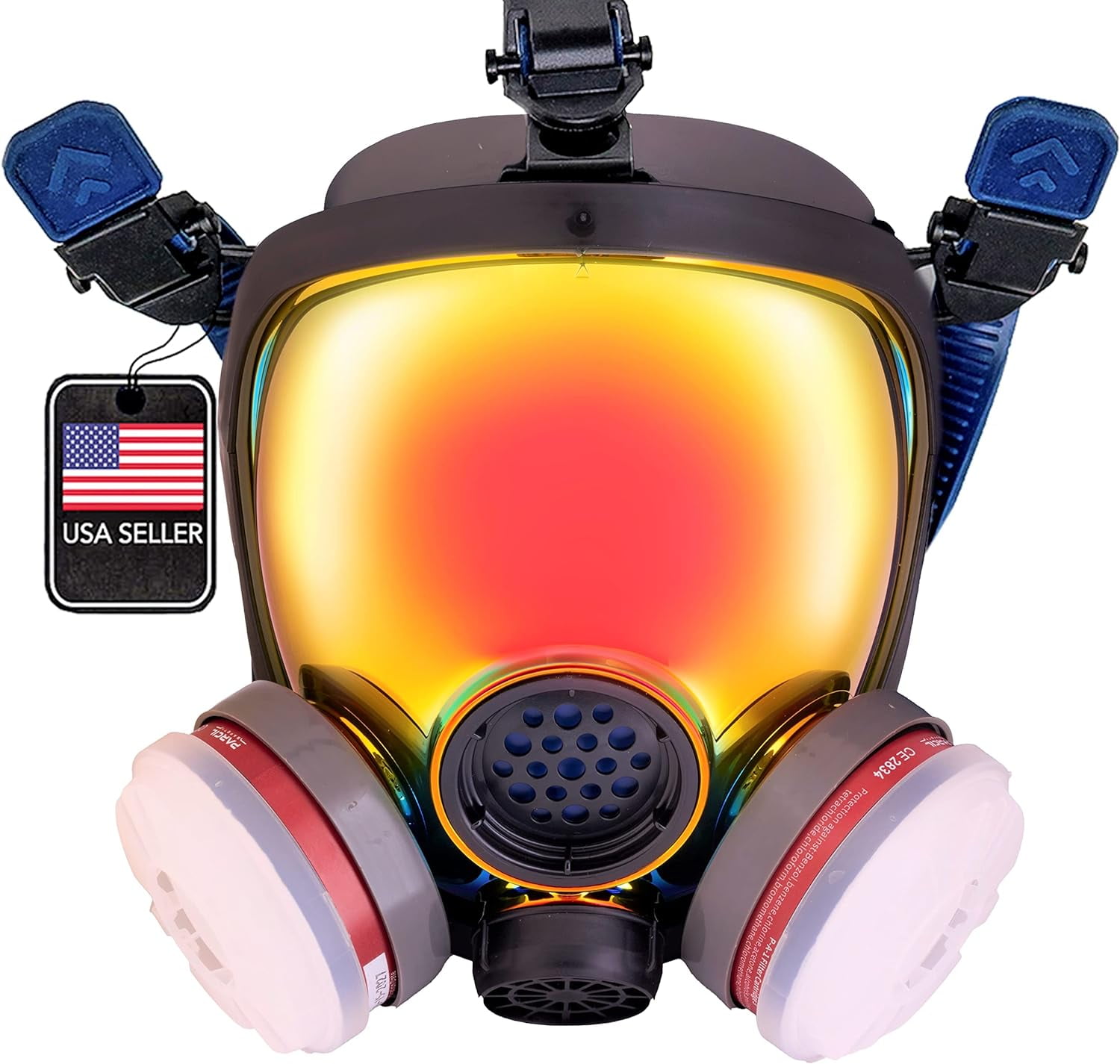 Full Face Organic Vapor, Chemical, & Particulate Respirator - 1 Year ...