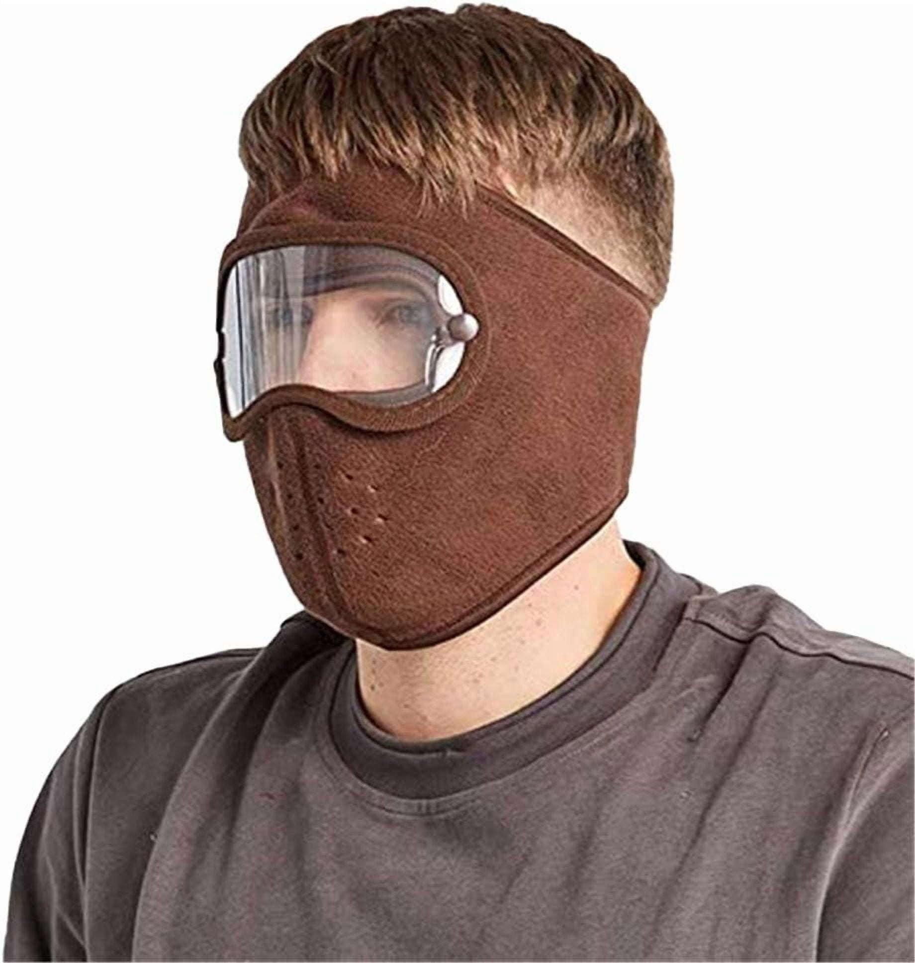 Full Face Protection Headgear, Winter Warm Masks, Polar Fleece Riding ...