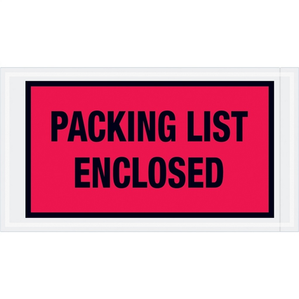 Full Face Red Packing List Enclosed Envelopes 5 1 2 X 10 1000 Case full-face-red-packing-list-enclosed-envelopes-5-1-2-x-10-1000-case