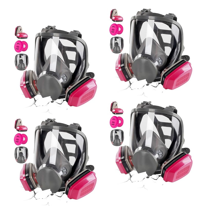 Full Face Respirator Gas Mask: 6800 Reusable Respirator Mask with ...