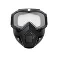 Full Face Ski Goggle, Anti Fog HD Lenses, Detachable Adjustable Mask ...