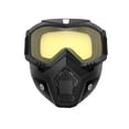 Full Face Ski Goggle, Anti Fog HD Lenses, Detachable Adjustable Mask ...