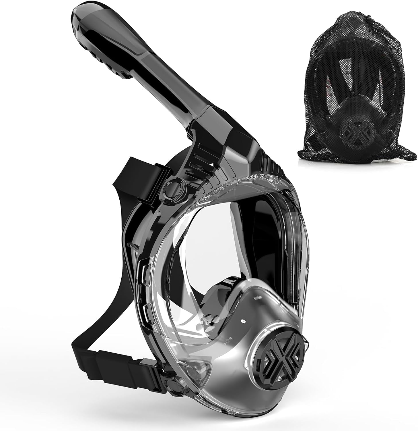 Full Face Snorkeling Mask, Snorkeling Equipment, Anti-fog and Leak ...