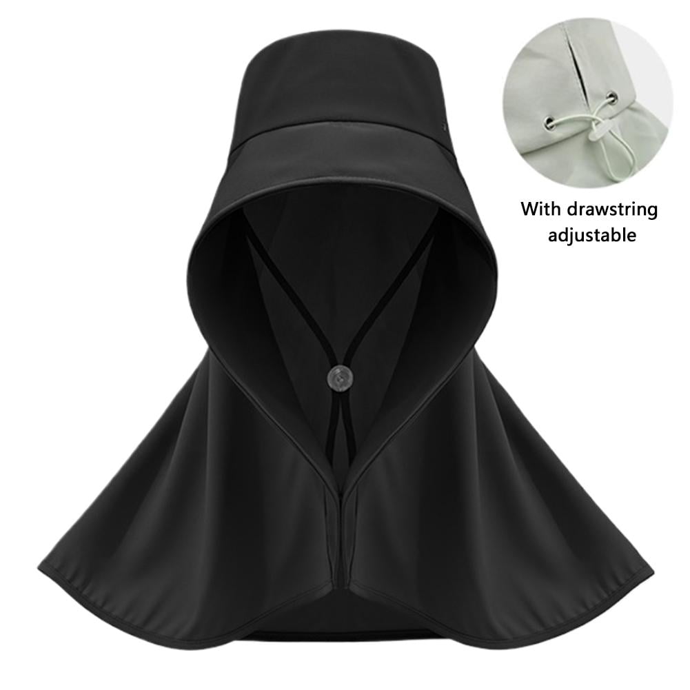Full Face Sun Protection Neck Cap Widened Shawl No Pressing The Head ...