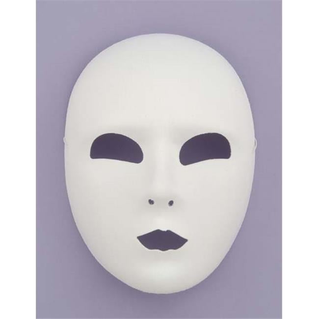 Full Face White Mask - Walmart.com