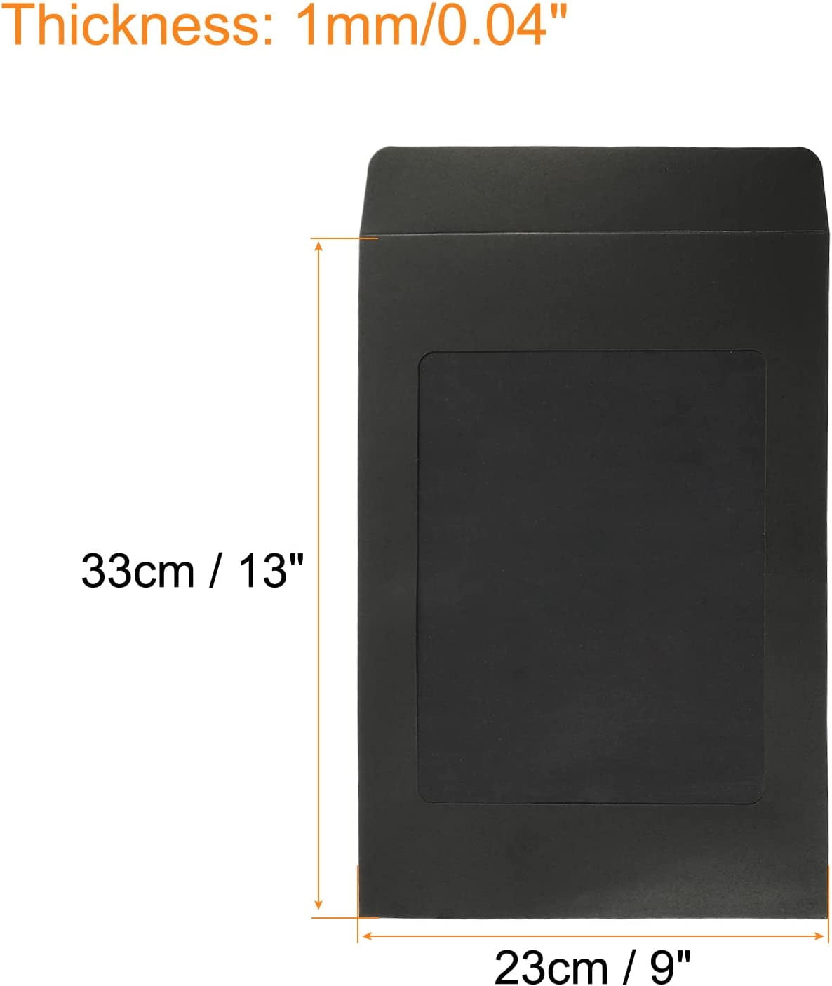 Full Face Window Envelopes 10 Pack A4 Clear Single Sided For Mailing ...