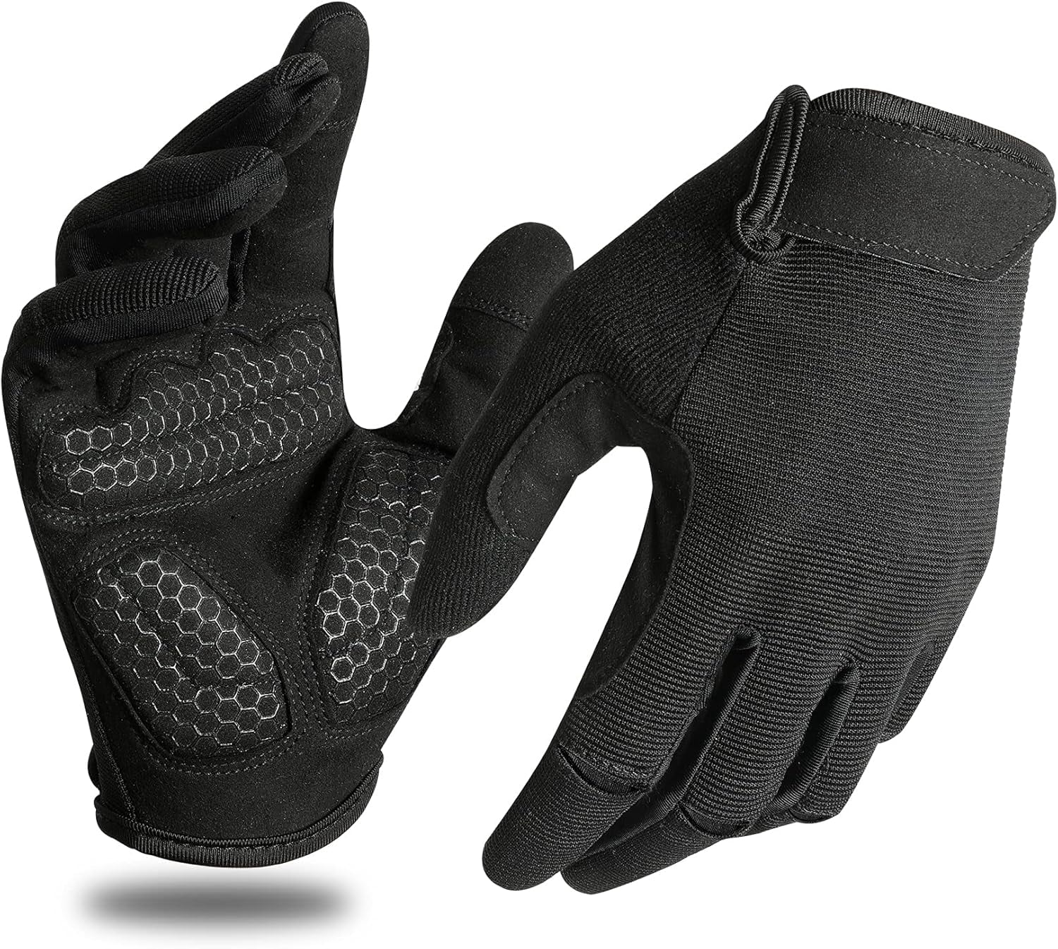 Full Finger Gym Gloves for Men and Women - Gym Gloves with Extra Grip ...