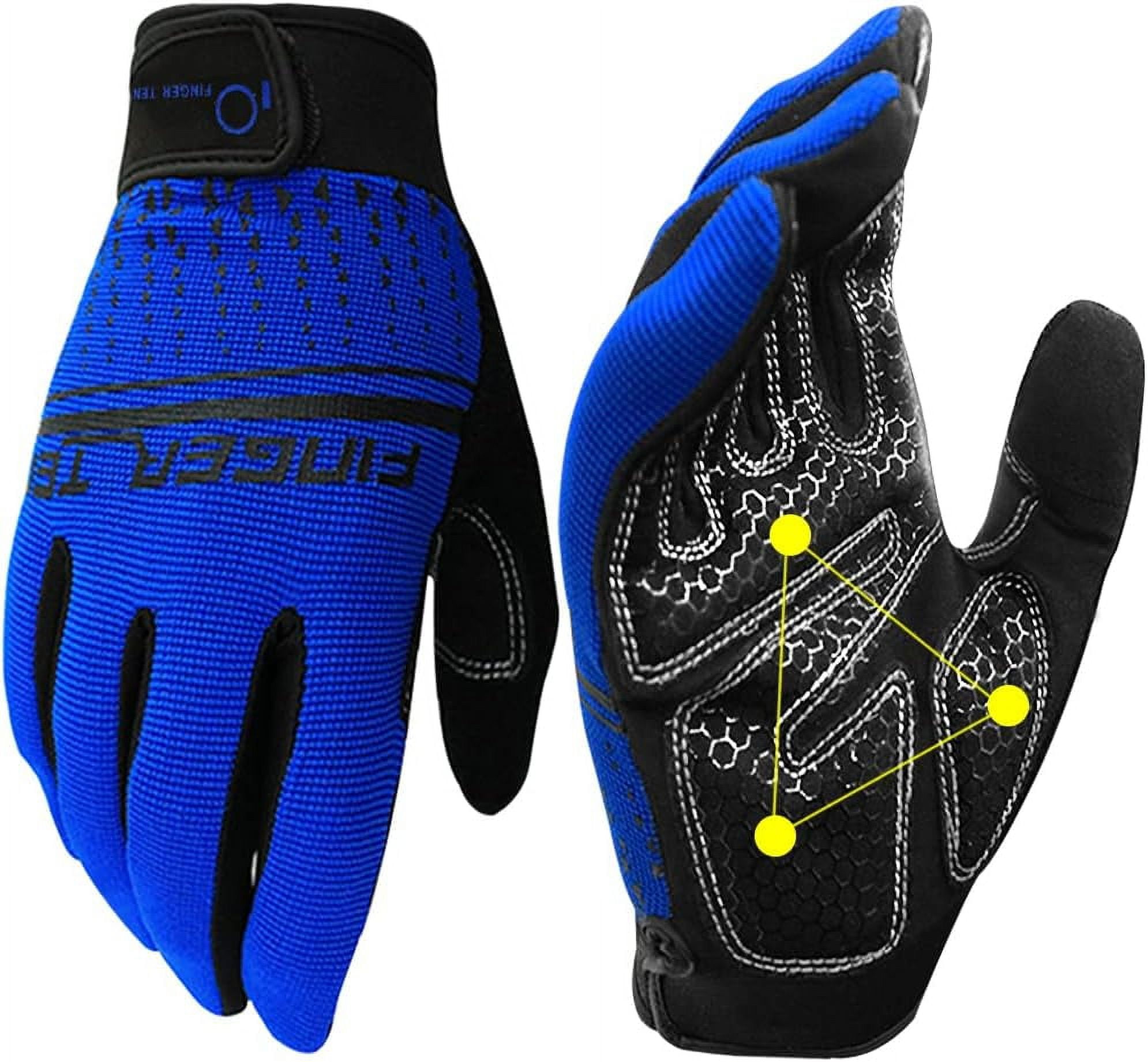 Full Finger Workout Gloves Weight Lifting Touchscreen for Men Women with Padding, Full Hand Gym ...