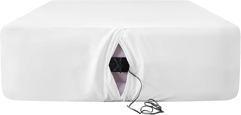 Full Fitted Sheet for Air Mattress,with 24 Inch Extra Deep Pockets ...