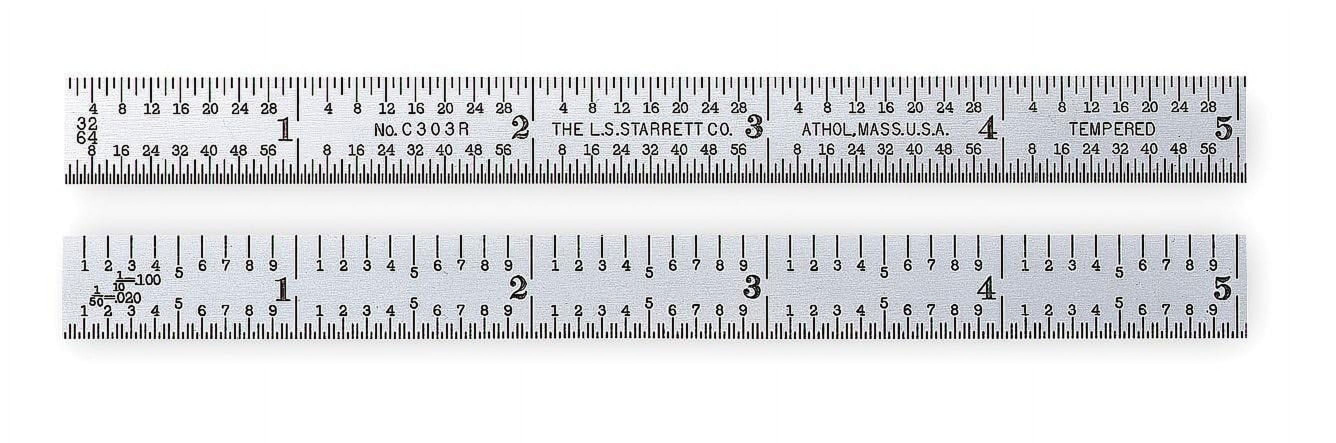 Full Flexible Steel Rule with Chrome Finish, Quick Reading and Inch ...