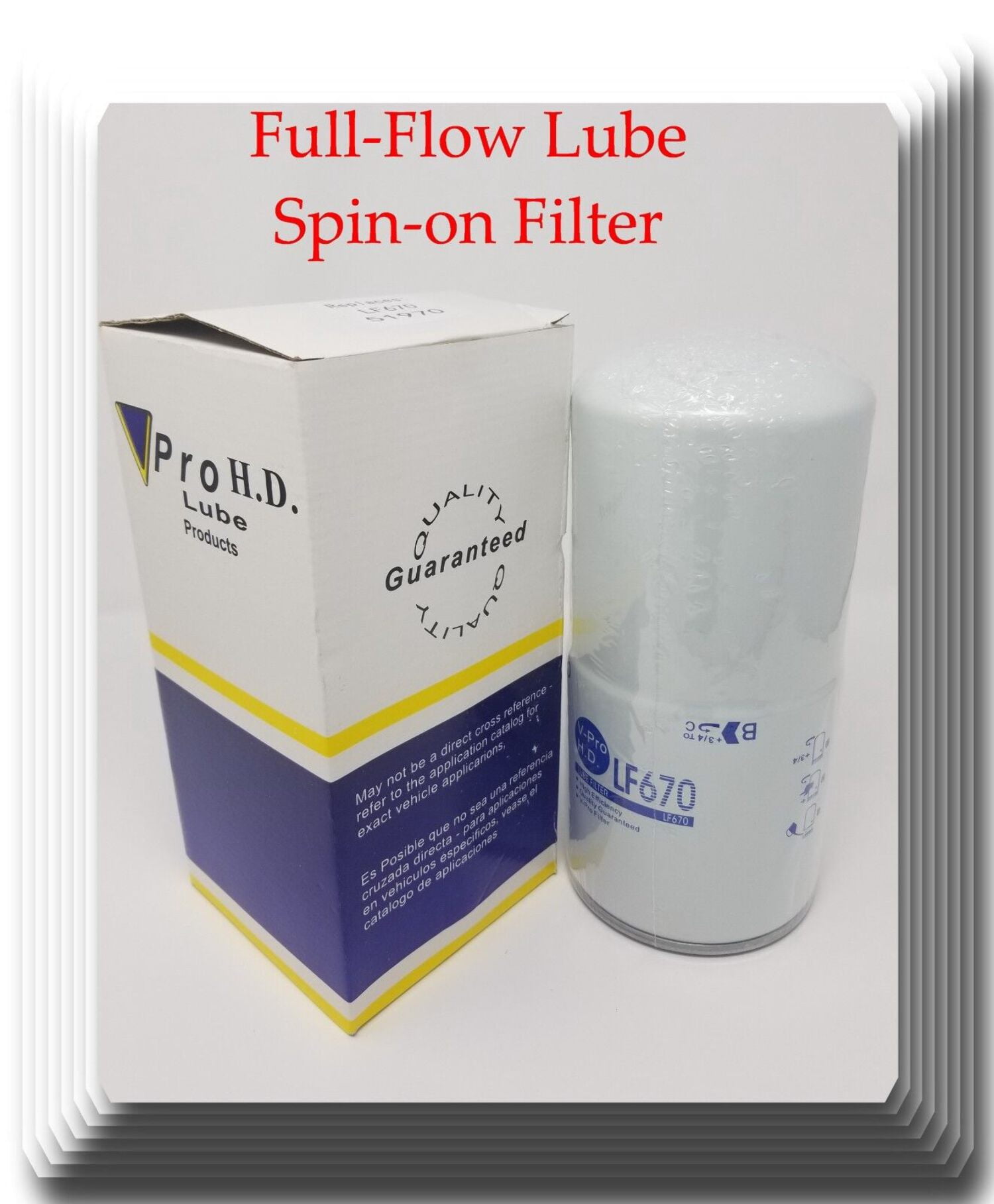 Full-Flow Oil Spin-on Filter LF670 For Cummins Engines of Trucks Off ...