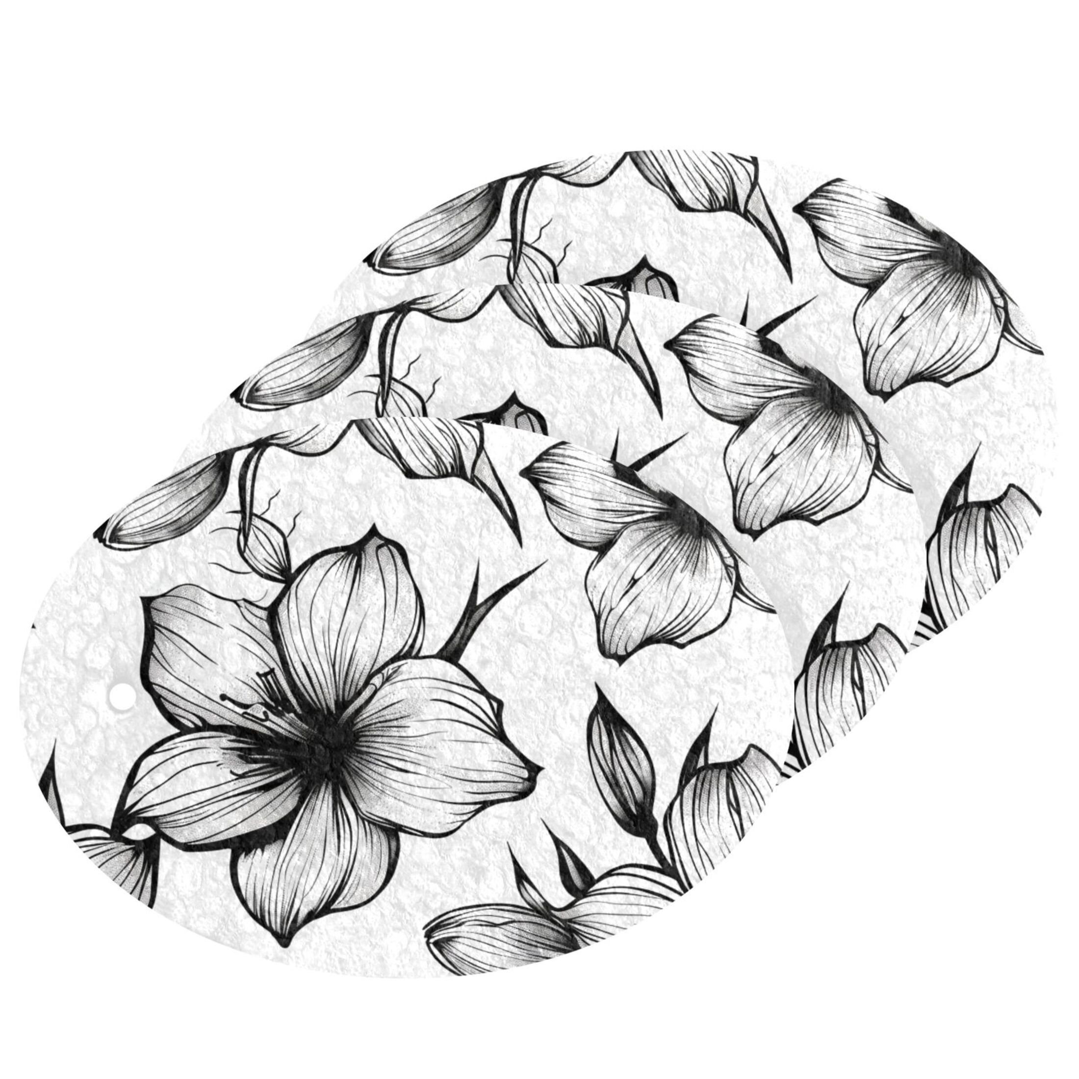 Full Flowers 3 Dish Sponges Bulk Delicate Clean Non Scratch Compressed ...