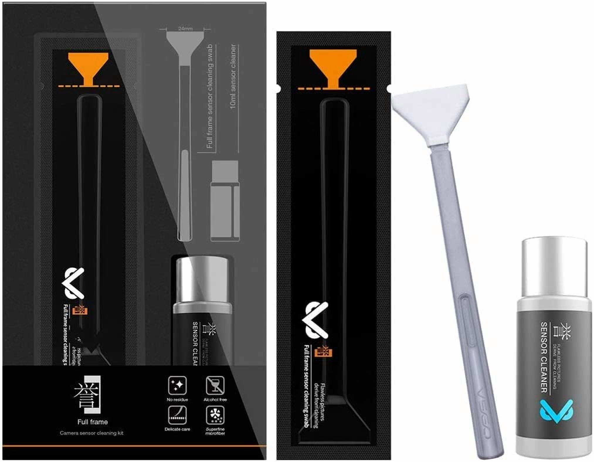 Full Frame Sensor Cleaning Kit, 12pcs Sensor Swabs & 10ml Sensor ...