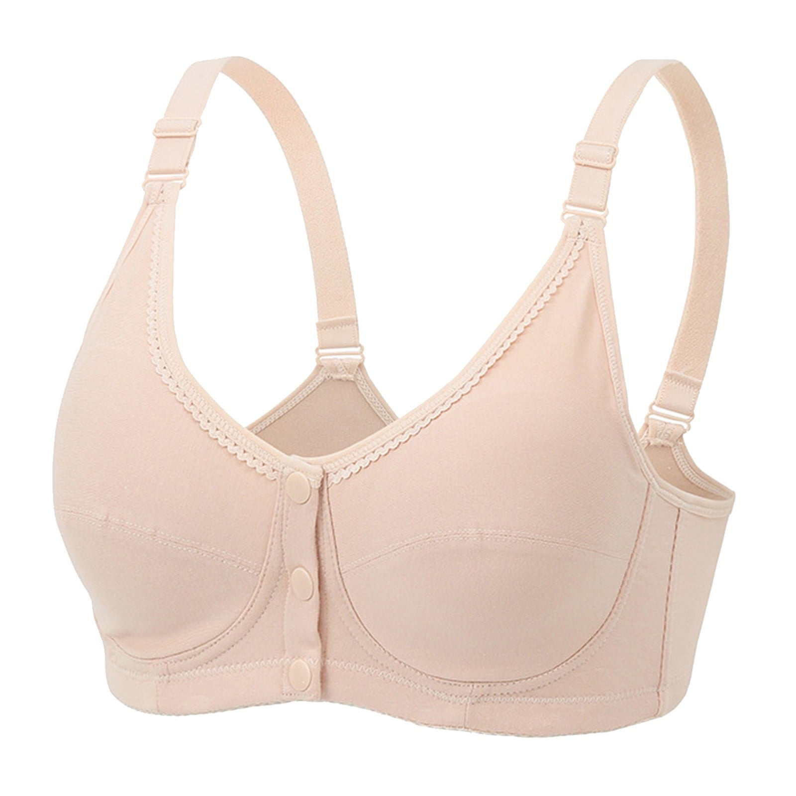 Full-Freedom Comfort Front Closure Bra for Women Wireless Bras No ...