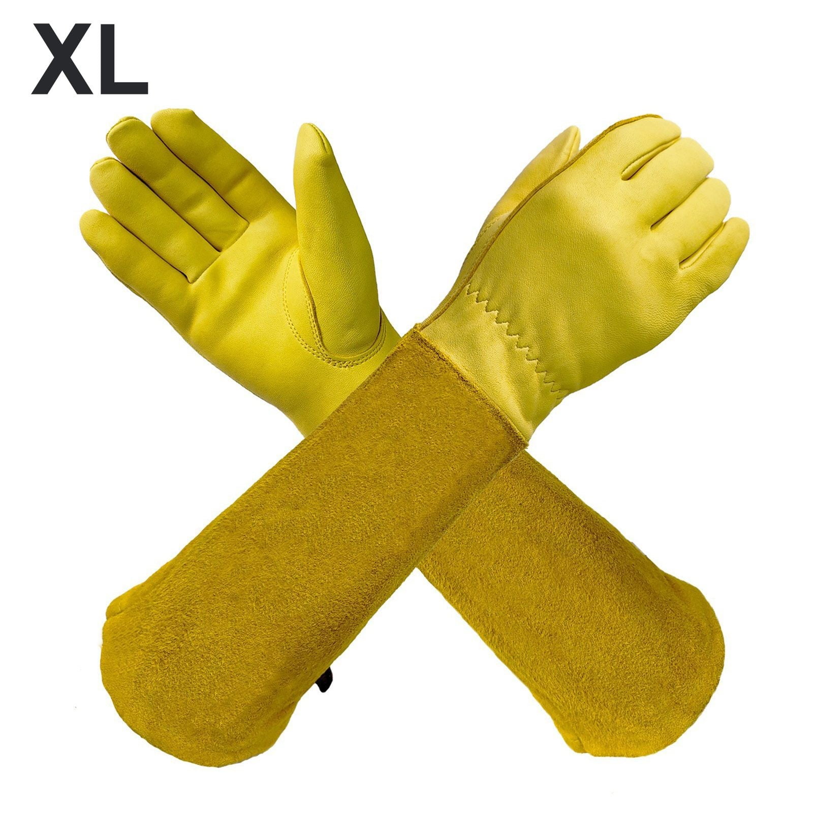 Full Grain Cowhide Gloves to For Safeguard Hands from Thorns and ...