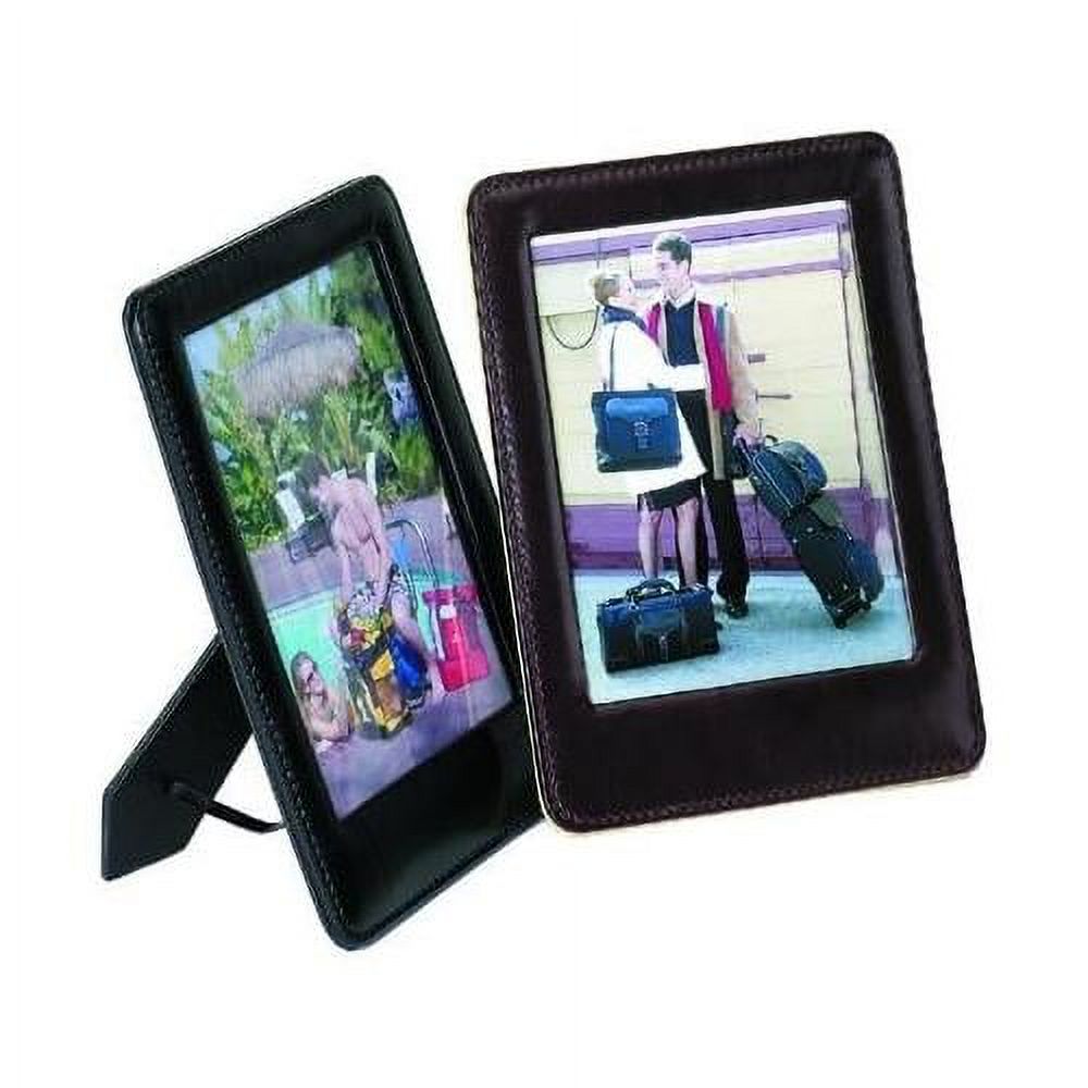 Full Grain Cowhide Leather Home Office Table Picture 4X5" Frame ...