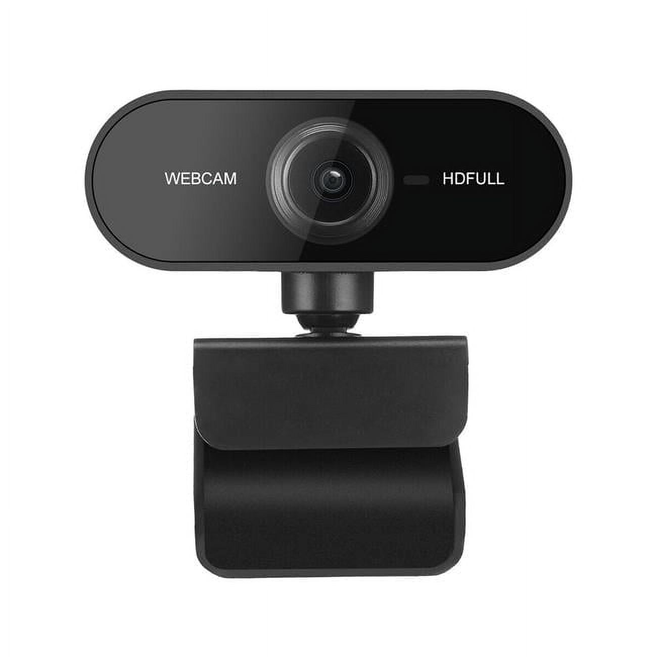 Full HD 1080P Desktop Webcam with Mic, Wide Angle Zoom, and Plug & Play ...