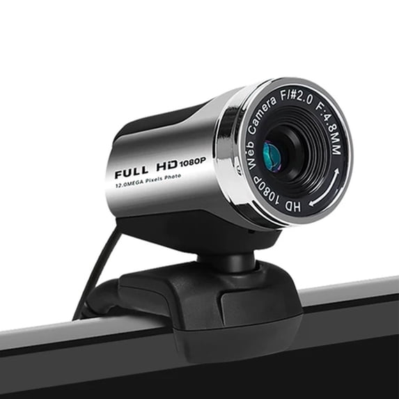 Full HD 1080P Video Webcam,Desktop Computer Web Cameras with Mics,Noise ...