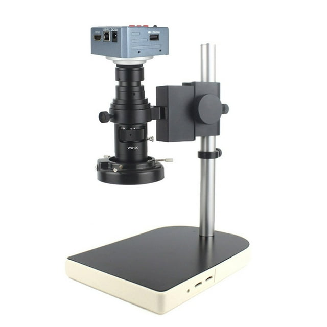 Full HD 4K 60FPS 1080P Microscope Camera 200X C-Mount Lens Industrial ...