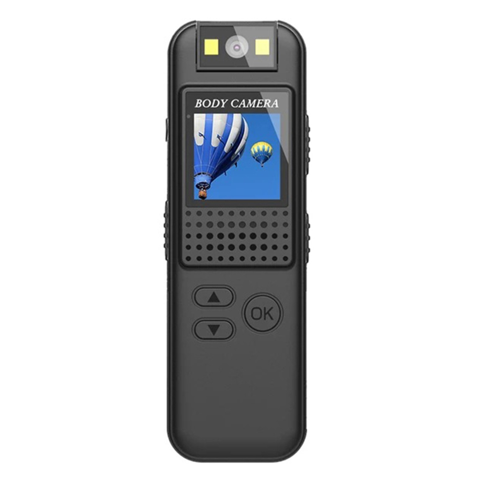 Full HD Mini Camera with 180\\u00b0 Rotating Lens and Back Clip for ...