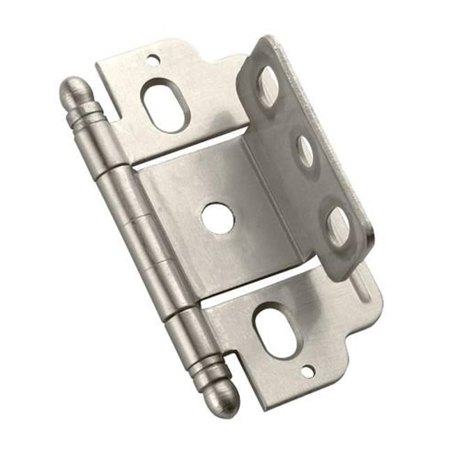 Full Inset Hinge Partial Wrap .75 in. Door Thickness Ball Tip - Satin ...