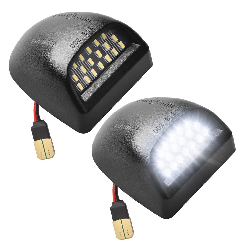 Full LED License Plate Light Tag Lamp Assembly Replacement for Chevy ...