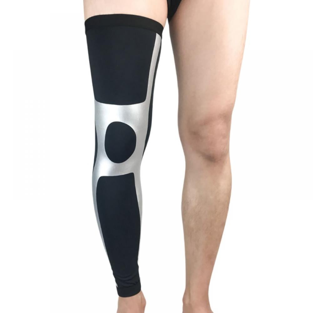 Full Leg Sleeves 1 Pair Long Compression Leg Sleeve Knee Sleeves ...
