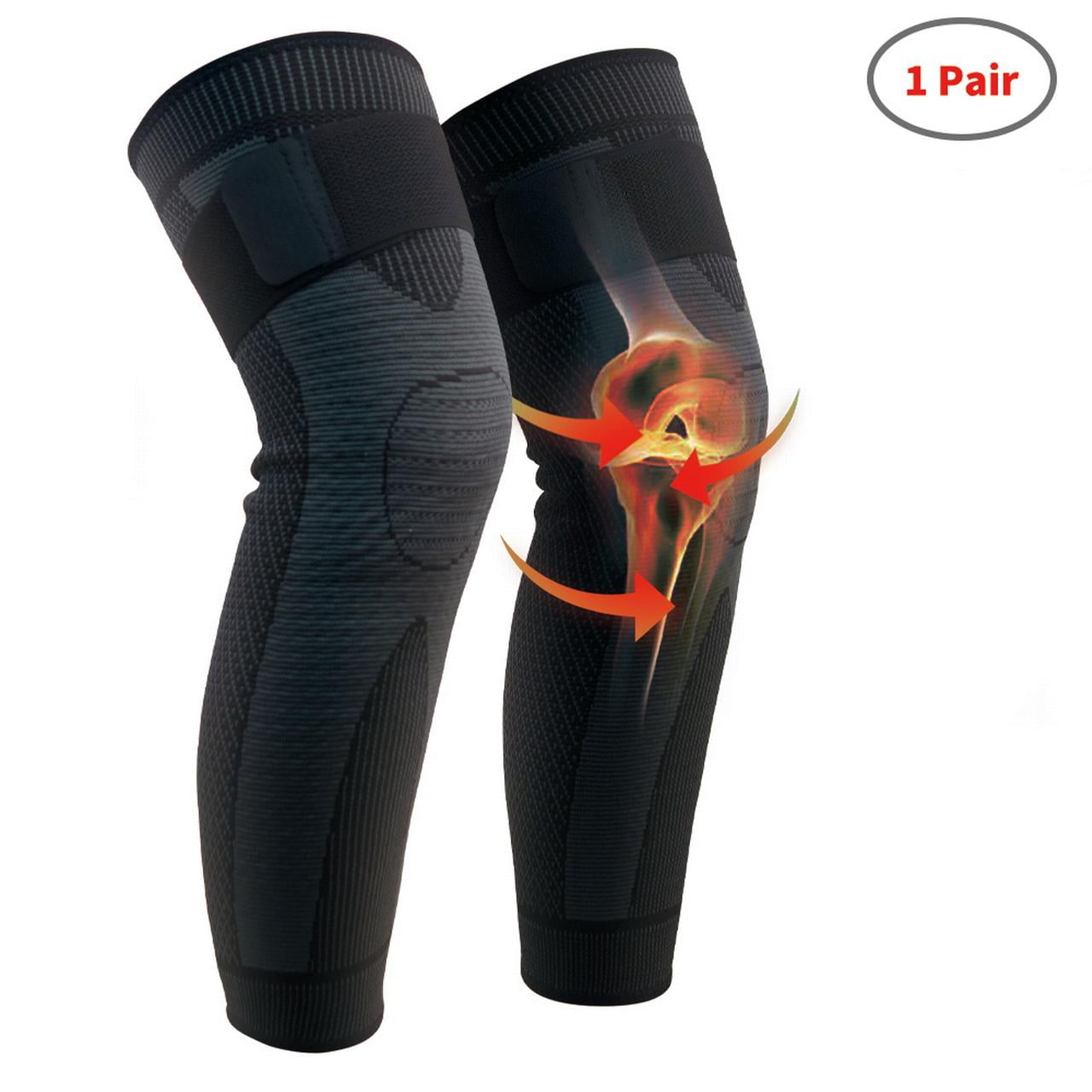 Full Leg Sleeves Long Compression Leg Sleeve Knee Sleeves Protect Leg ...