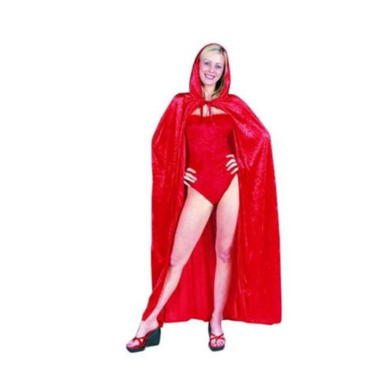 Full Length Hooded Cape - Red - Walmart.com