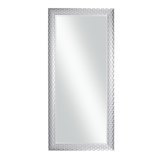 Full Length Leaner Mirror Glam Metallic Silver 64" x 30" by Martin ...