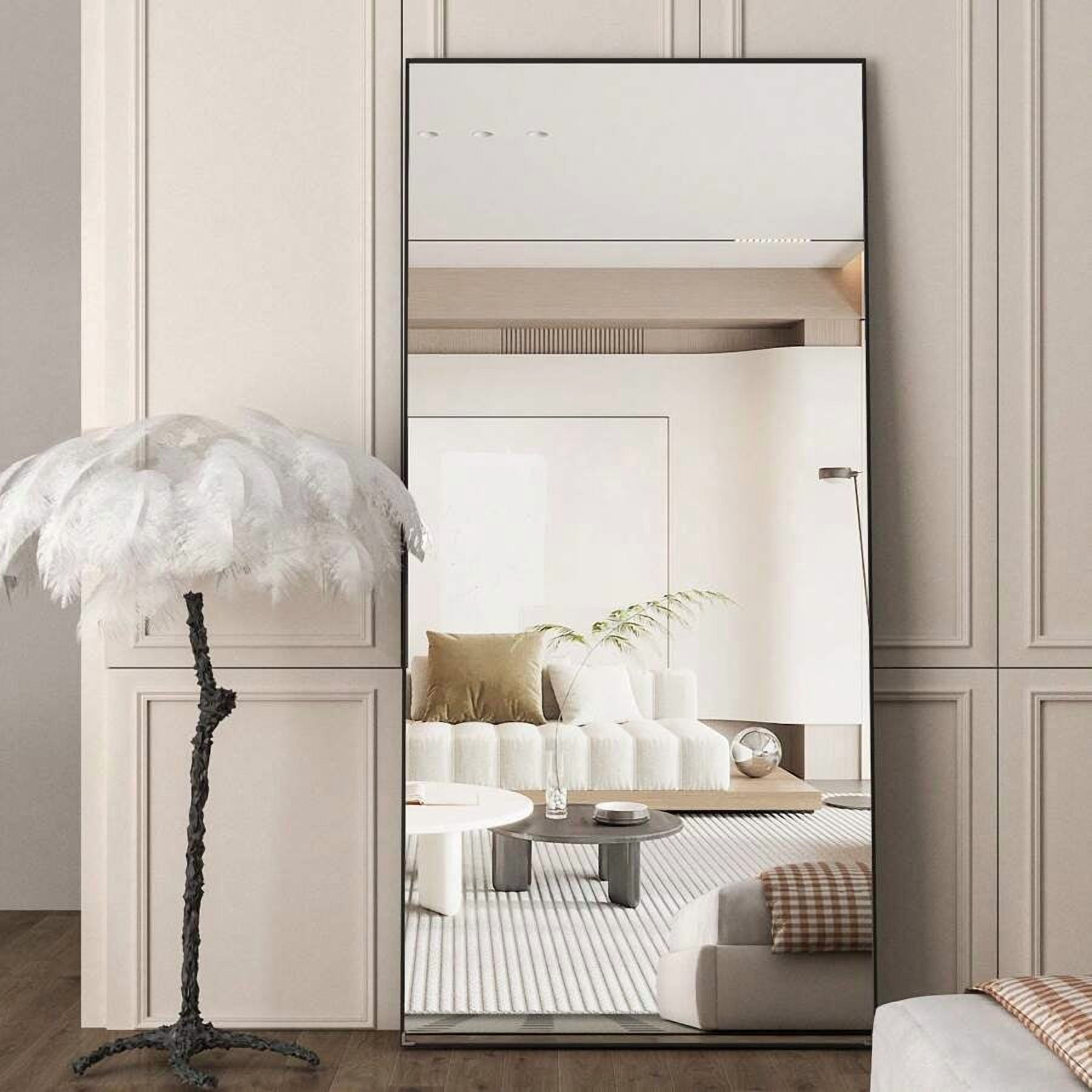 Full Length Mirror 65" * 24", Floor Big Standing Mirror, Against Wall ...