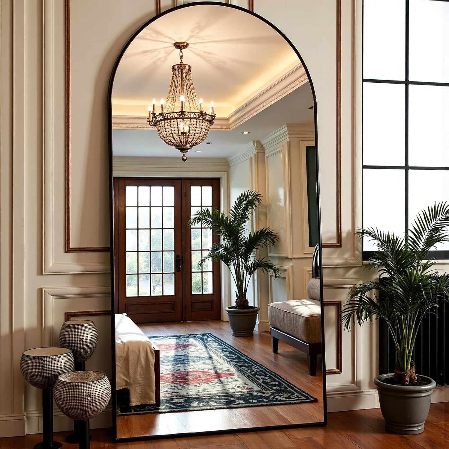 Full Length Mirror, 71" x 26" Oversized Floor Mirror Freestanding ...