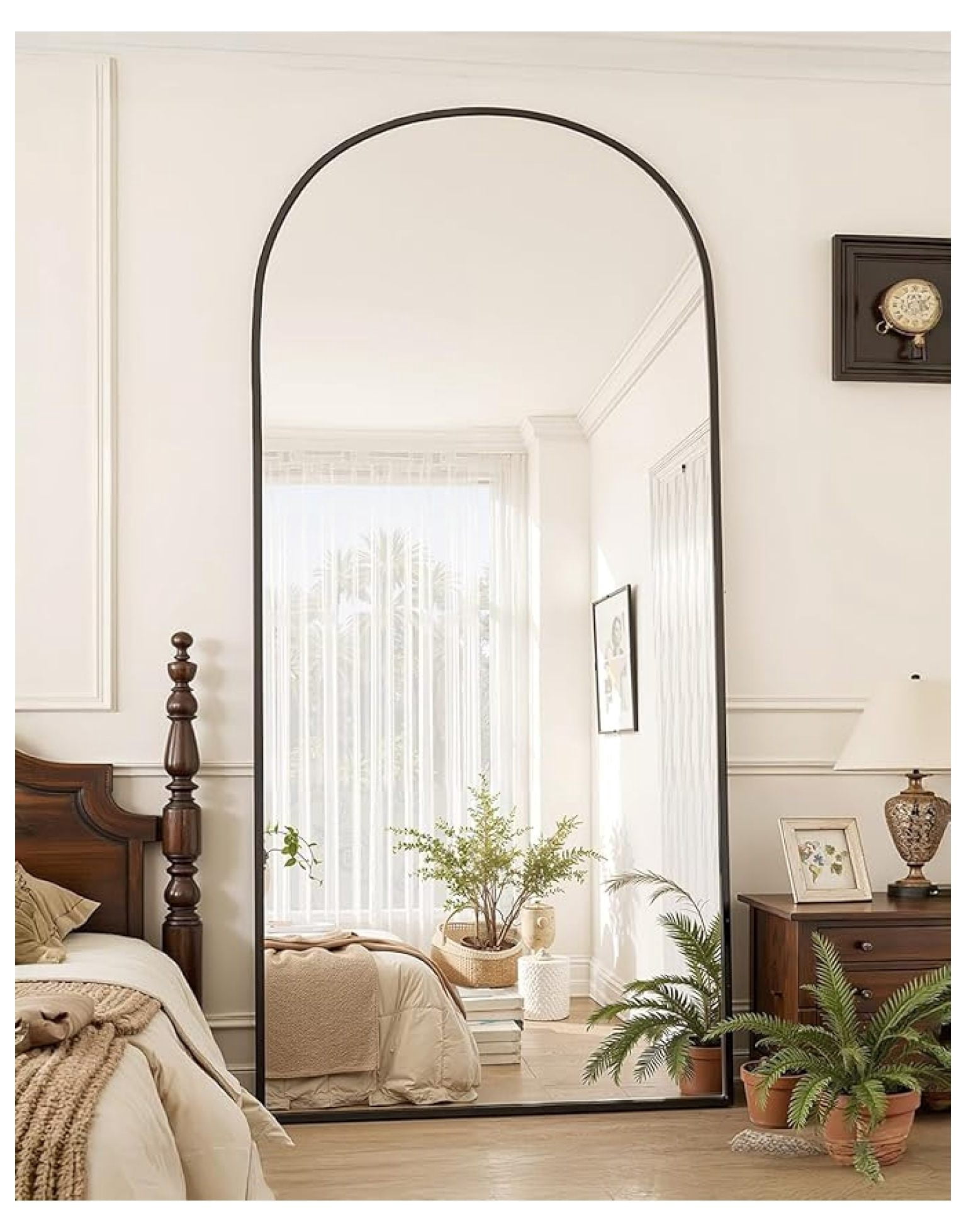 Full Length Mirror, 71"x28" Floor Standing Mirror Freestanding, Full ...