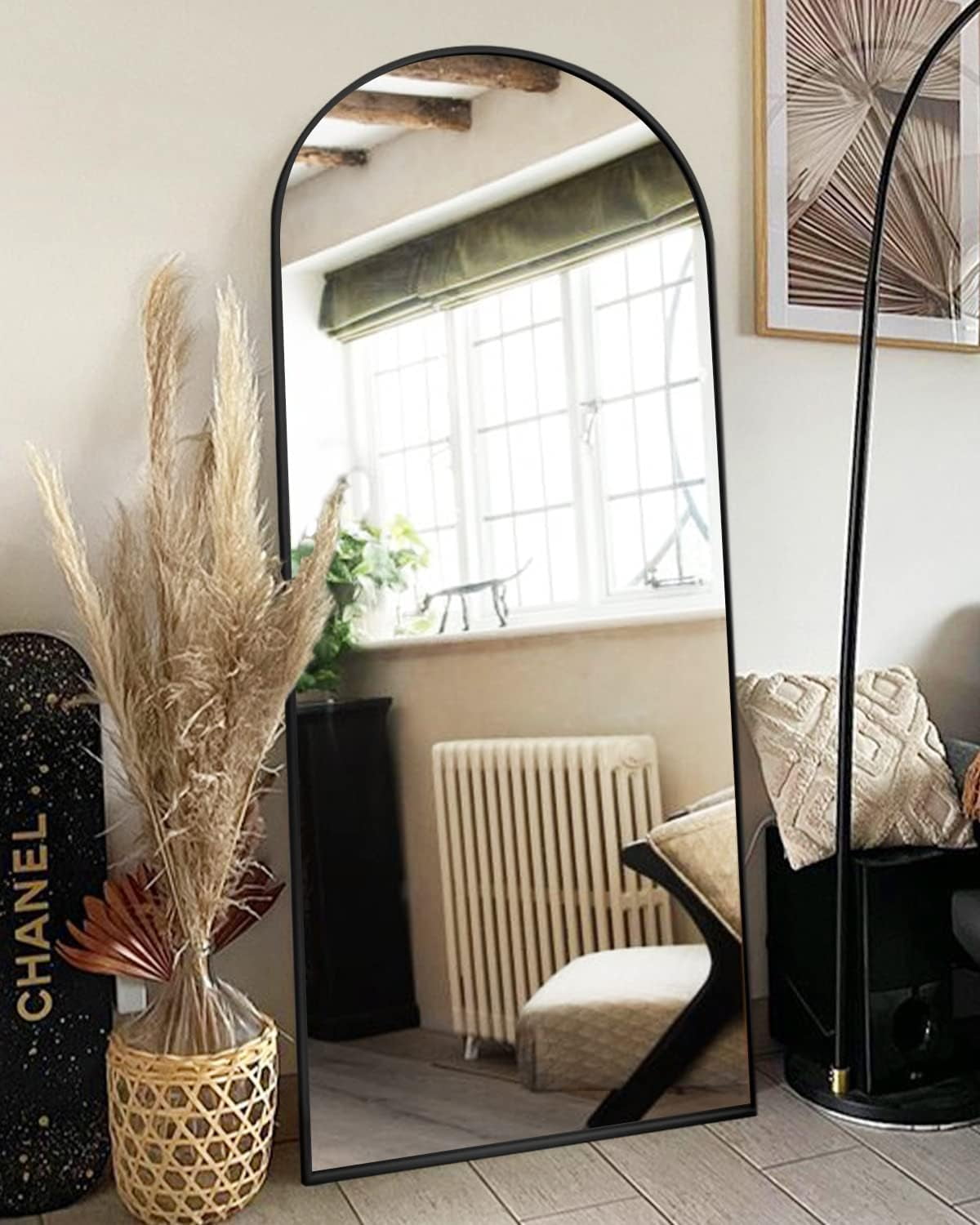Full Length Mirror with Stand, 30"x71" Floor Mirror Freestanding ...