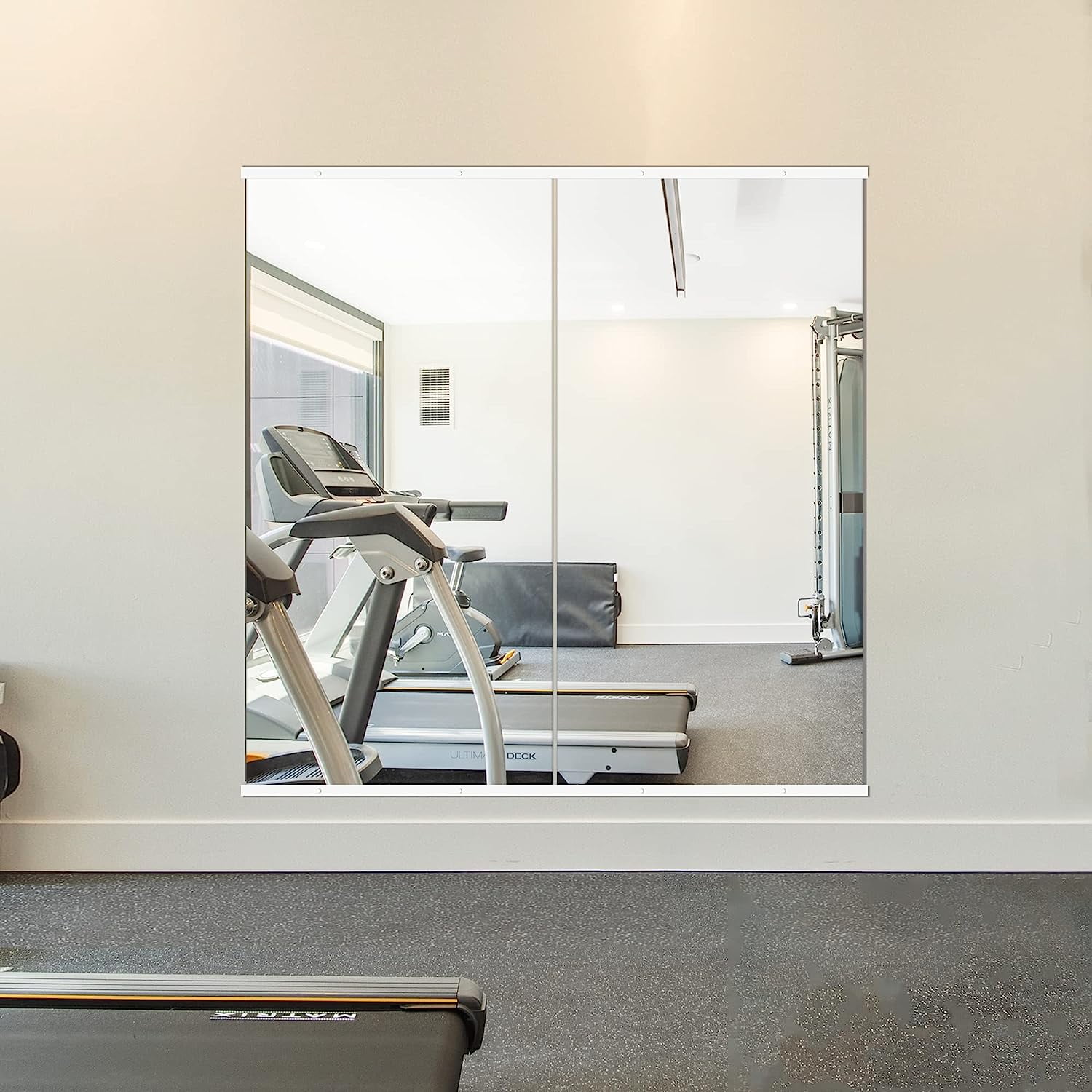 Full Length Mirror Tiles (Glass, 12''x12''x 4PCS), Large Full Body Wall ...