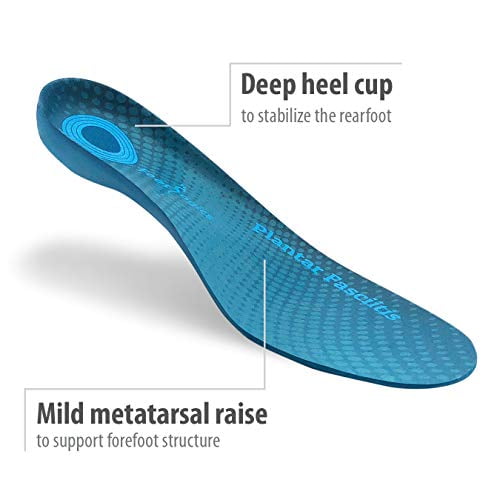 Full-Length Orthotic Shoe Insoles with Built-in Raise for Heel Pain ...