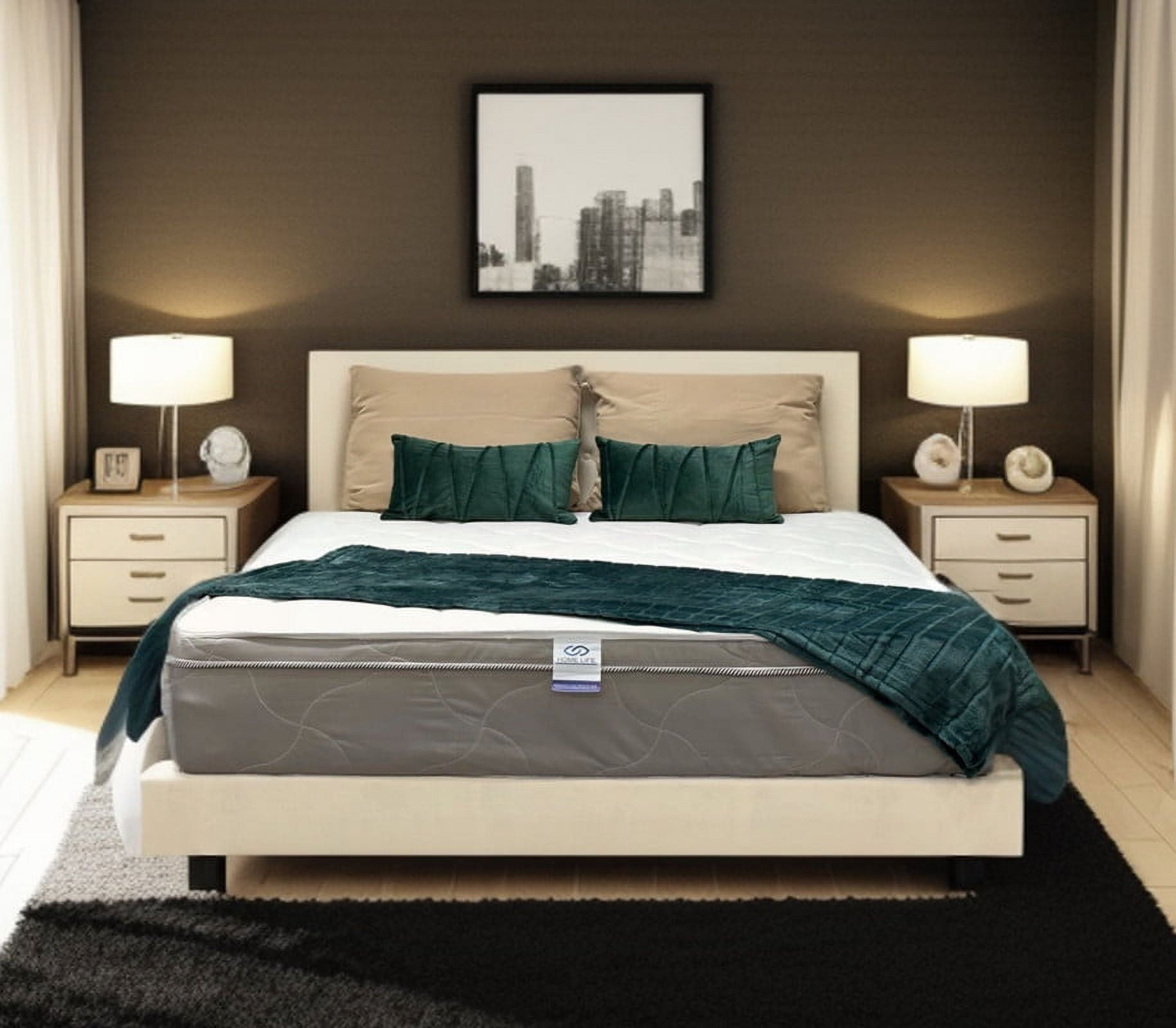 Oliver & Smith - 10 Inch Full Size Mattress - Comfort Foam & Spring ...