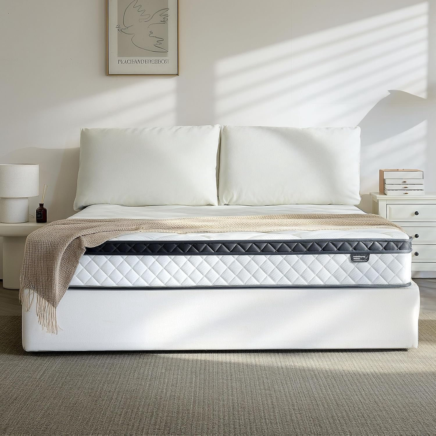 Full Mattress, 10 Inch Full Size Mattress in a Box, Hybrid Mattress ...