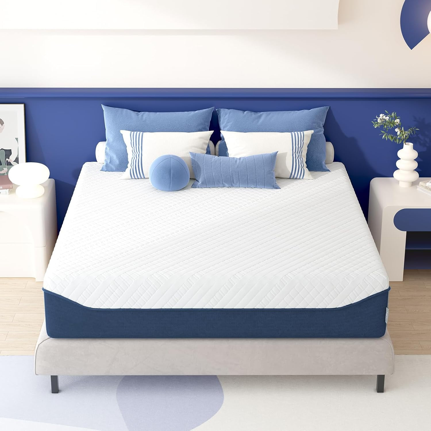 Full Mattress 10 Inch, Gel Infused Memory Mattress for Adults/Teens ...