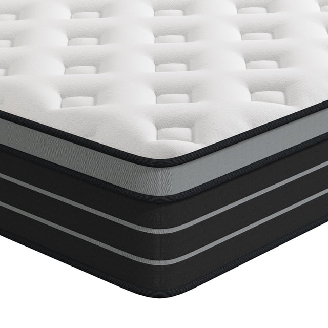 Full Mattress, 10 Inch Hybrid Innerspring Mattress for Pressure Relief ...