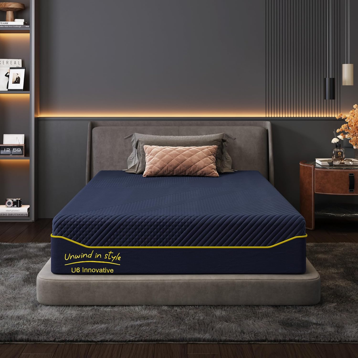 Full Mattress, 10 Inch Memory Foam Mattress Full Size with Green Tea ...
