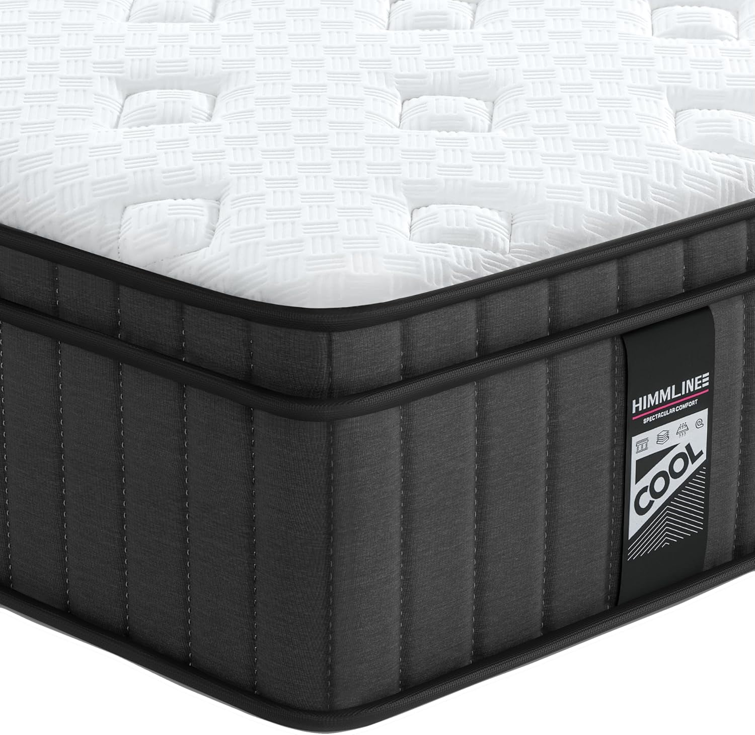 Full Mattress, 12 Inch Hybrid Mattress in a Box, Gel Memory Foam ...