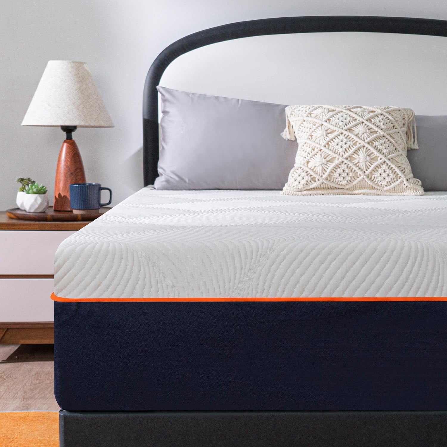Full Mattress 12 Inch Plush Memory Foam Mattress, Bed in a Box ...