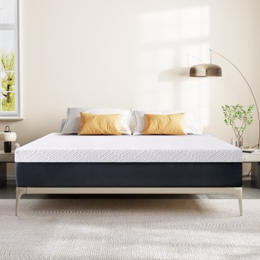 GAESTE 8" Cooling Gel Memory Foam Mattress in a Box Medium Firm ...