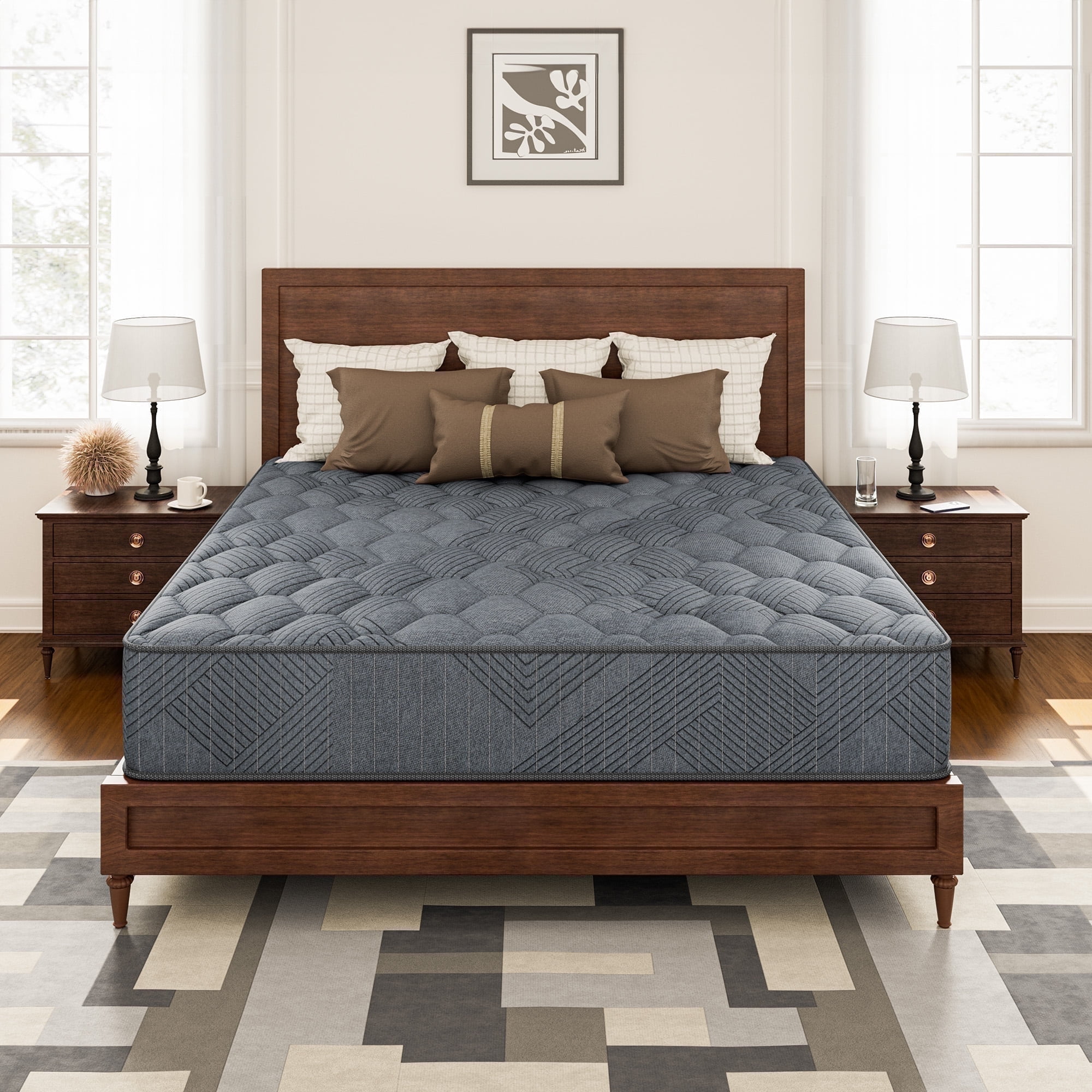 Full Mattress,Babo Care 10 Inch Hybrid Mattress with Gel Memory Foam ...